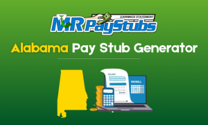 Alabama Pay Stub Generator -FREE Preview - Mr Pay Stubs
