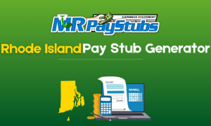 Rhode Island Pay Stub Generator -FREE Preview - Mr Pay Stubs