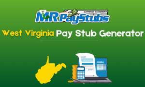 West Virginia Pay Stub Generator -FREE Preview - Mr Pay Stubs